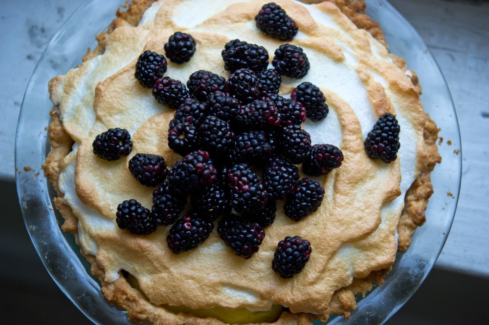 Lime and Blackberry Meringue Pie | THE CLASSICAL KITCHEN